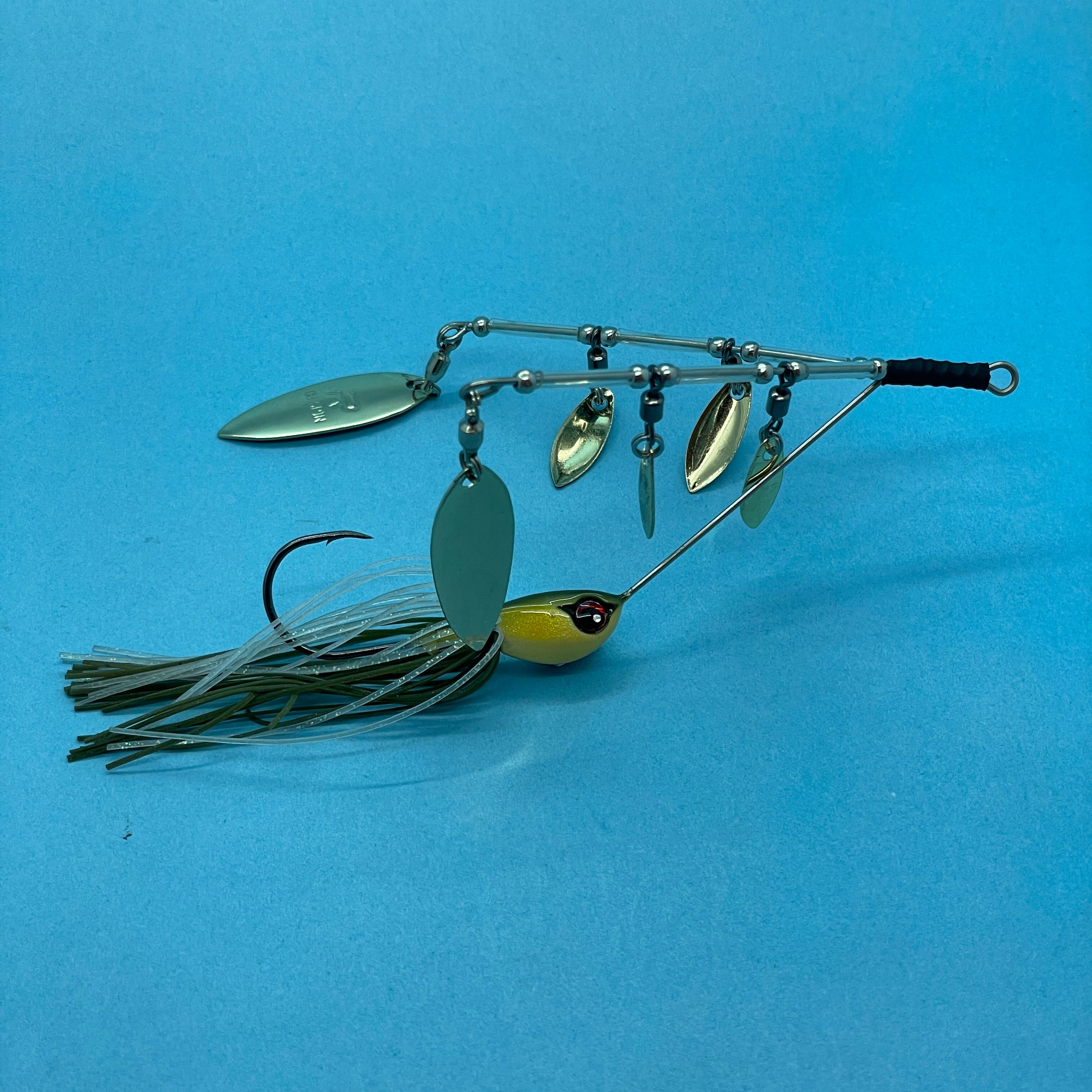 Ripple-Ash Bait Ball Spin 2/0 Double Arm Spinnerbait 3/8 oz – Rockstar ...