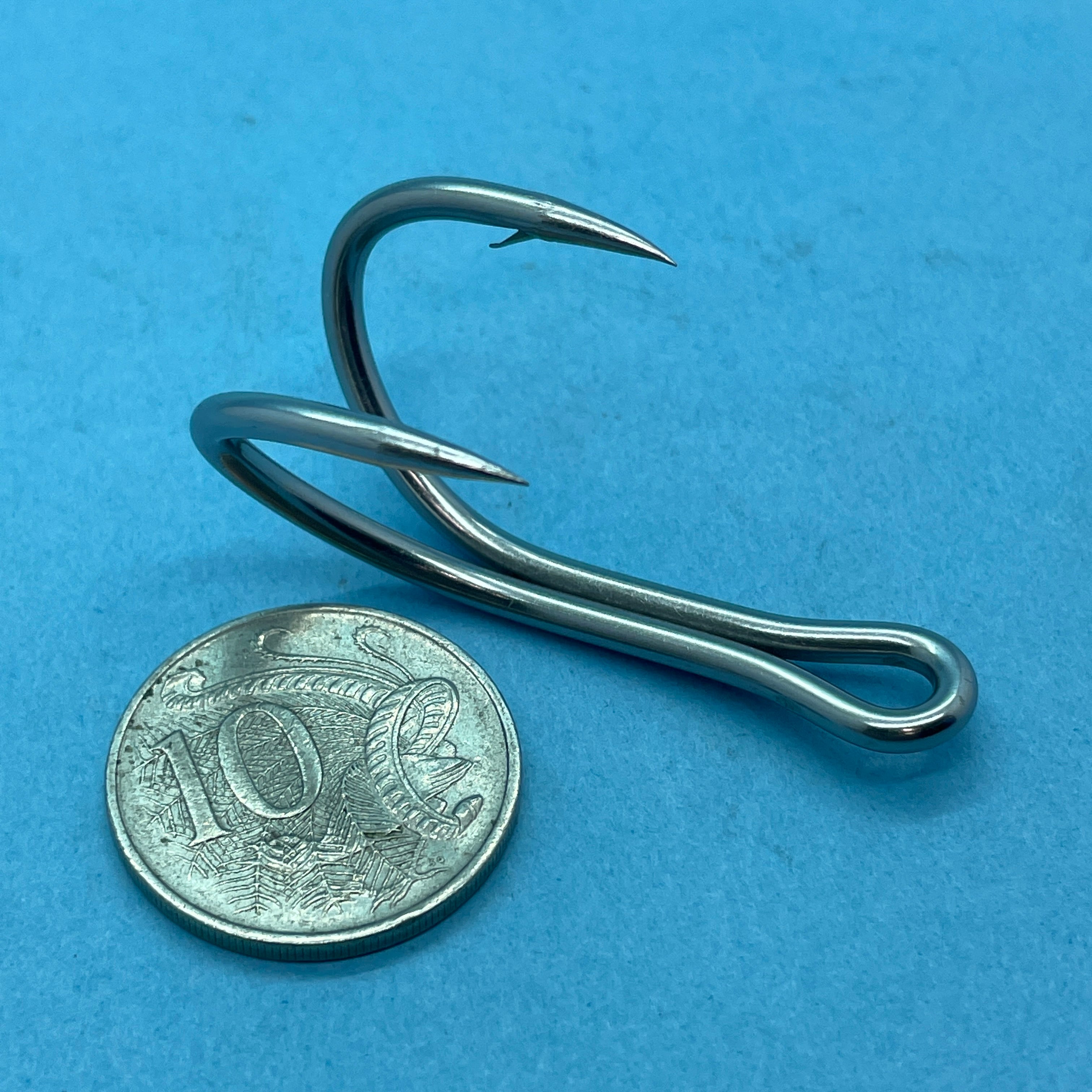 Talon Japanese Stainless Steel Double Hooks - 4 pack – Rockstar Tackle